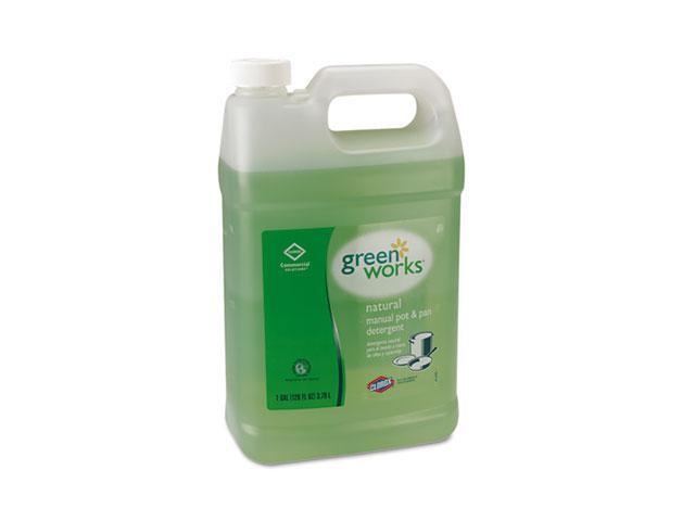 Clorox 30388 Green Works Pot & Pan Detergent, Natural Scent, 1 gal ...