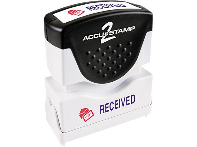 Accustamp2 035537 Accustamp2 Shutter Stamp with Microban, Red/Blue ...