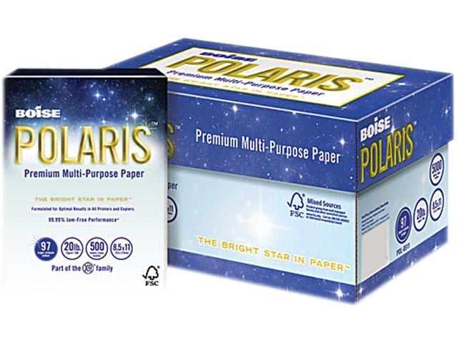 Boise CASPOL8511P POLARIS Premium Multipurpose Paper, 3-Hole, 8 1/2 x ...