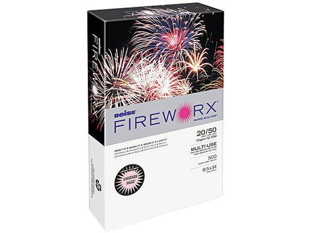 Boise FIREWORX Colored Paper, 20lb, 8-1/2 x 14, Powder Pink, 500 Sheets ...