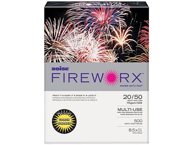 Boise MP2201-GRP FIREWORX Colored Paper, 20lb, 8-1/2 x 11, Golden ...