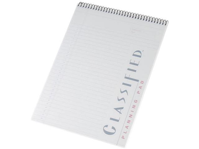 Tops 99710 Classified Colors Notebook w/White Cover, Lgl Rule, Ltr ...