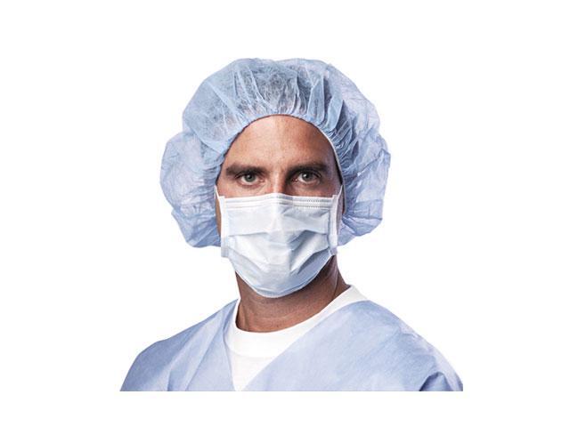 Medline NON27375Z Standard Procedure Face Mask, Cellulose, Blue, 50/Box ...