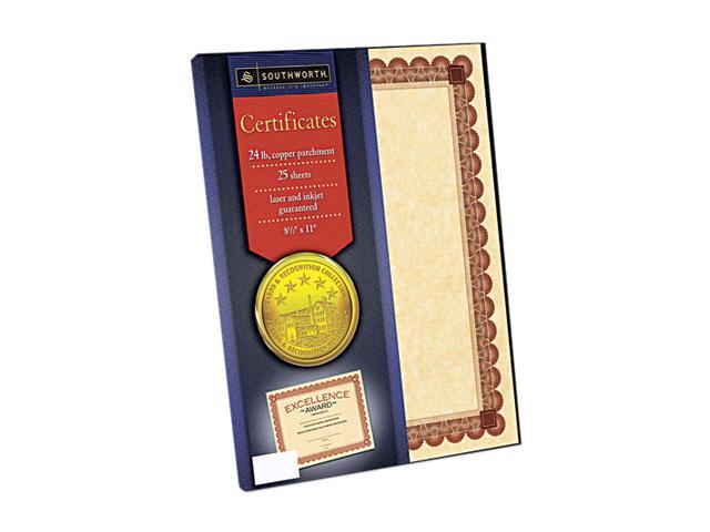 Copper Parchment Certificates, 24#, 25/Pack - Newegg.com