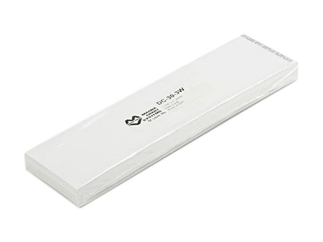 Magna Visual DC-30-3W Data Cards for Magnetic Card Holders, 3 x 1-3/4 ...