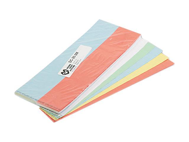 Magna Visual DC-20-2M Data Cards for Magnetic Card Holders, 2 x 1 ...