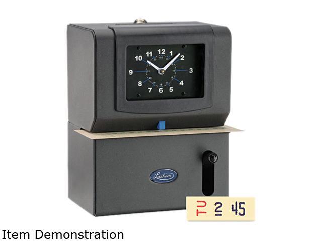Lathem Time 2121 Heavy Duty Time Clock, Mechanical, Charcoal - Newegg.com