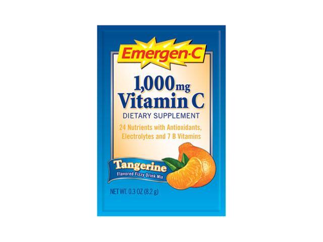Emergen-C EV281 Immune Defense Drink Mix, Tangerine, 0.3 oz Packet, 50 ...