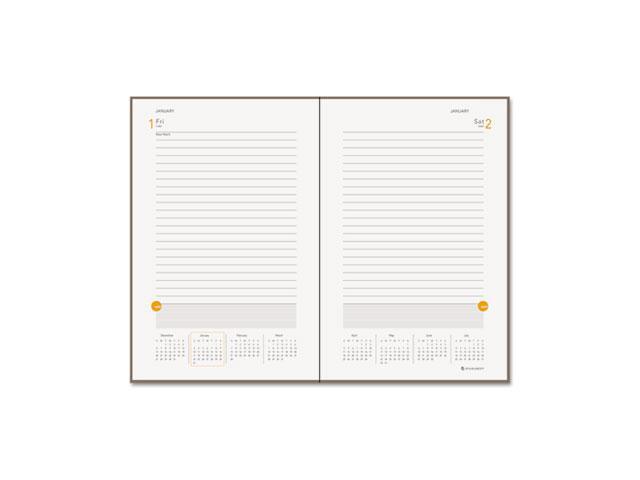 AT-A-GLANCE 70620130 One-Day-Per-Page Planning Notebook, Gray, 6" x 9 ...