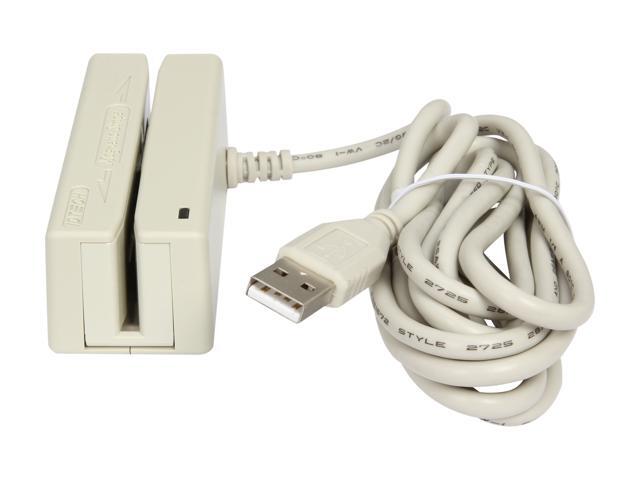 ID TECH IDMB-334133 MiniMag II Card Reader (White) – USB – Keyboard ...