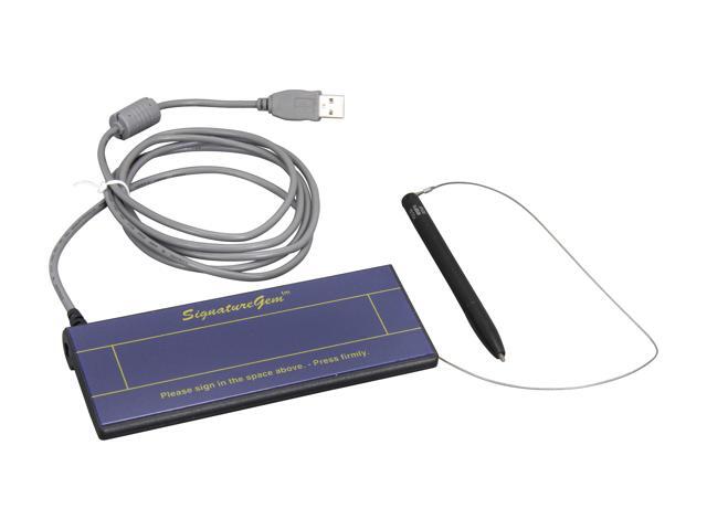 Topaz SignatureGem 1x5 T-S261 Series USB T-S261-HSB-R Signature Capture ...