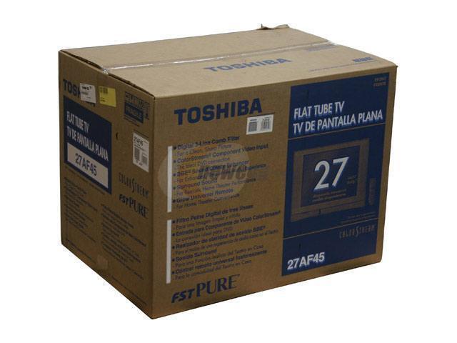 TOSHIBA 27AF45 27" Aspect Ratio 4:3 Silver FST PURE Flat Tube Color ...