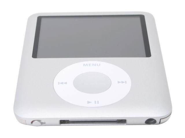 Apple 8GB iPod Nano - 3rd Gen (SILVER) MA980LL/A - Newegg.com
