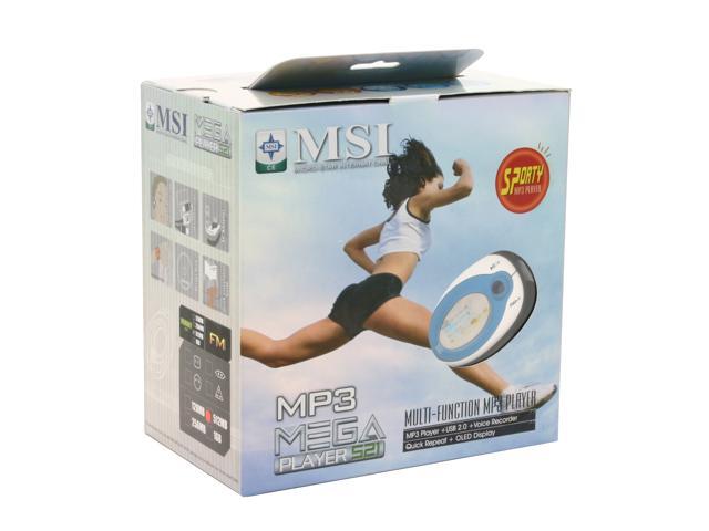 MSI Blue 256MB MP3 Player MS-5521 - Newegg.com
