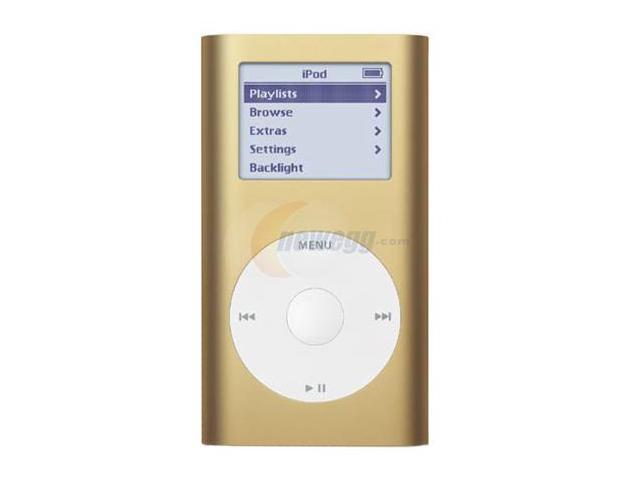 Apple iPod mini (1st Gen) 1.67" Gold 4GB MP3 Player M9437LLA - Newegg.com