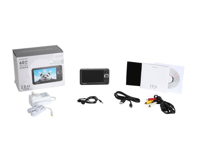 Creative ZEN Vision W 4.3" Black 60GB MP3 / MP4 Player - Newegg.com