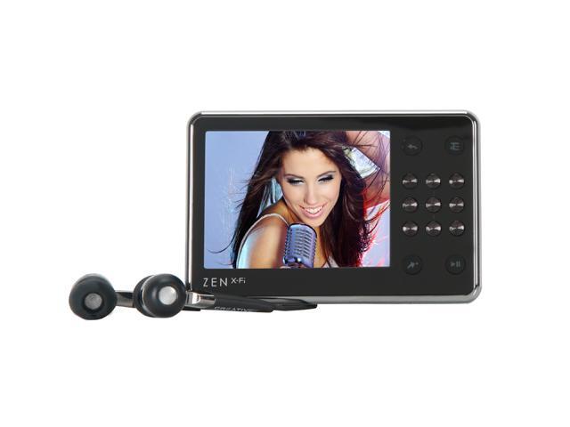 Creative ZEN X-Fi 2.5" Black 16GB MP3 / MP4 Player With Wireless LAN ...