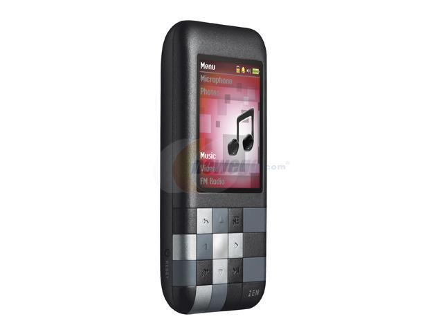 Creative ZEN Mozaic 1.8" Black 4GB MP3 / MP4 Player - Newegg.com
