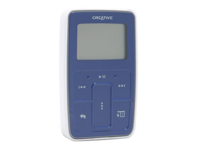 Creative Blue MP3 Player 70PF108000052 - Newegg.com