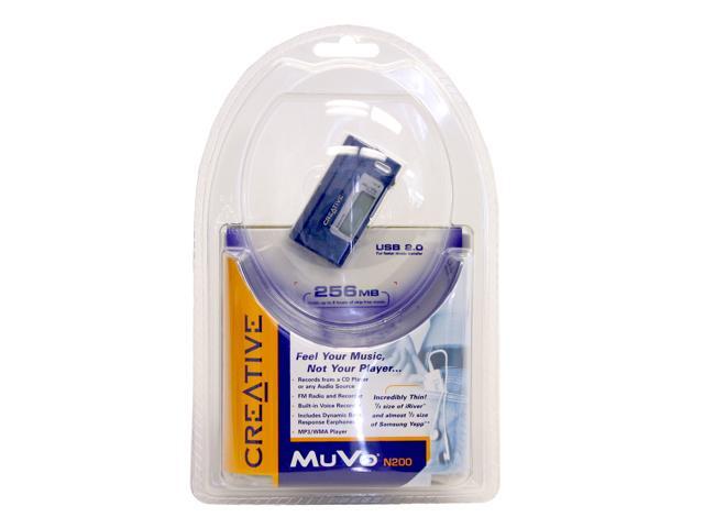 Creative Dark Blue & White 256MB MP3 Player 70PF121100010 - Newegg.com