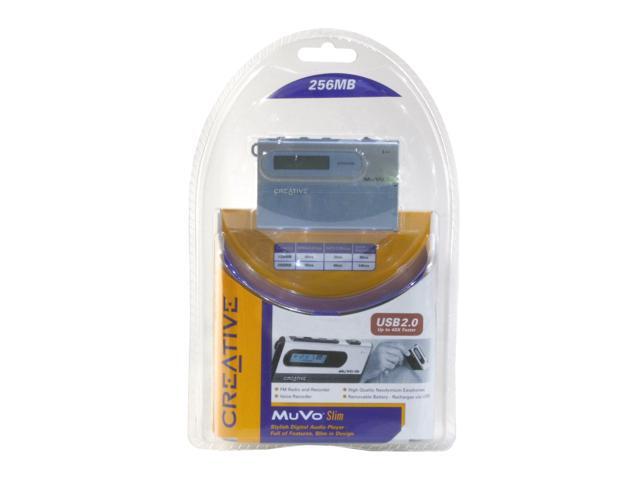 Creative Blue 256MB MP3 Player 70PD054200009 - Newegg.com