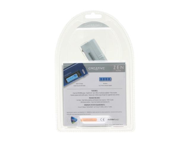 Creative ZEN Nano Gray 1GB MP3 Player - Newegg.com