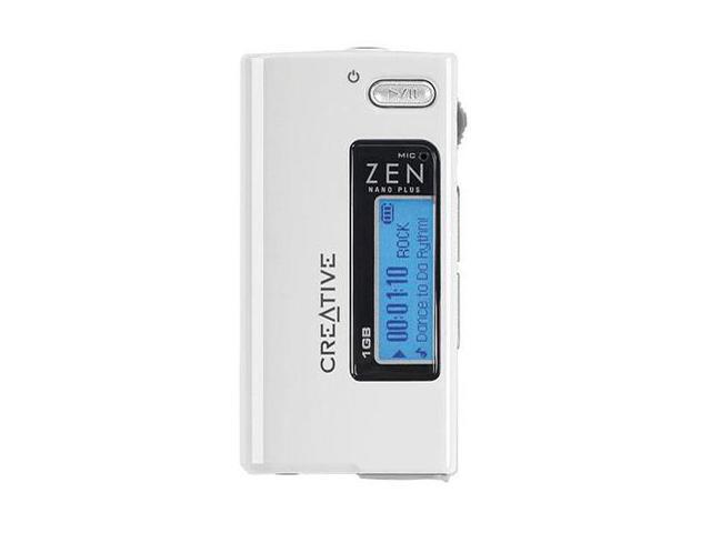 Creative ZEN Nano Plus White 1GB MP3 Player - Newegg.com