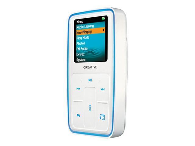 Creative ZEN Microphoto White 8GB MP3 Player - Newegg.com