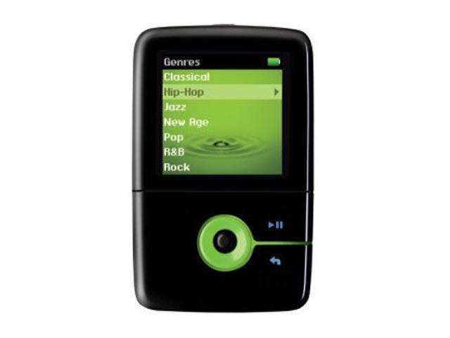 Creative ZEN V Green/glossy black 2GB MP3 Player - Newegg.com