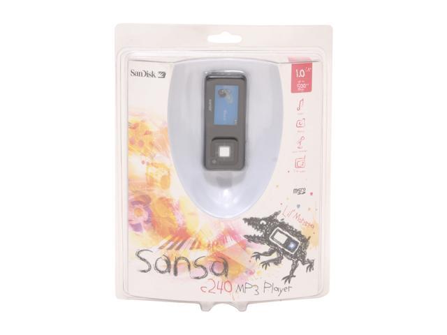 SanDisk Black 1GB MP3 Player Sansa c240 - Newegg.com