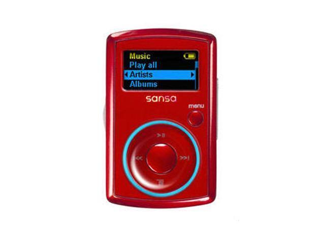 SanDisk Sansa Clip 1.0" Red 2GB MP3 Player - Newegg.com
