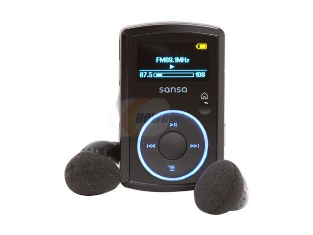 Sansa Clip 1" 4G Black MP3 Player - Newegg.com