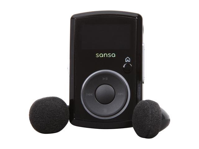 Refurbished: SanDisk Sansa Clip 1.0" Black 4GB MP3 Player - Newegg.ca