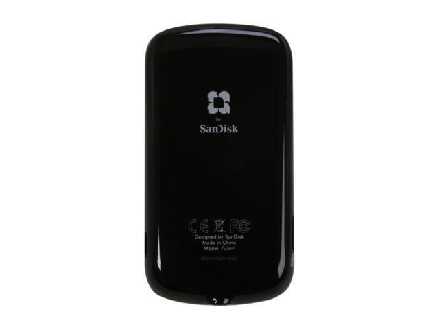 SanDisk Sansa Fuze+ 2.4" Black 8GB MP3 / MP4 Player SDMX20R-008GK-A57 ...