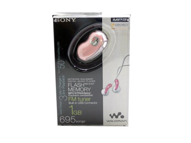 SONY Pink 1GB MP3 Player NW-E307PINK - Newegg.com