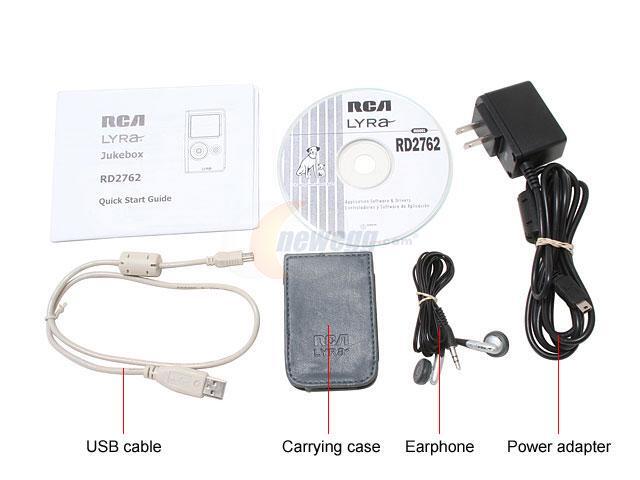 Refurbished: RCA Lyra 1.5" Red 4GB MP3 Player RD2762 - Newegg.com