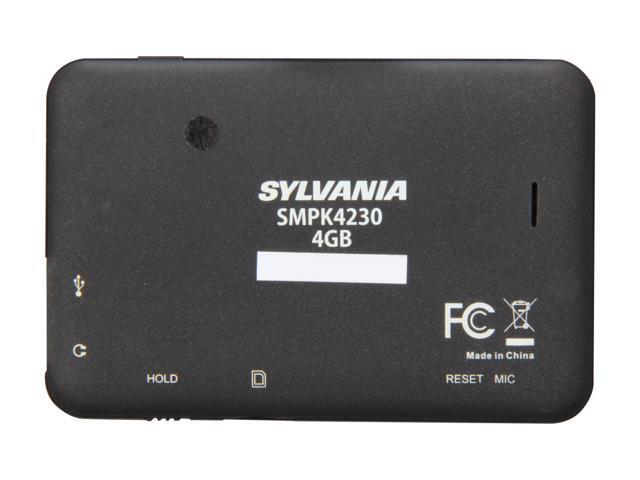 Refurbished: SYLVANIA 3.6" Blue 4GB Video MP3 Player SMPK4230 - Newegg.ca