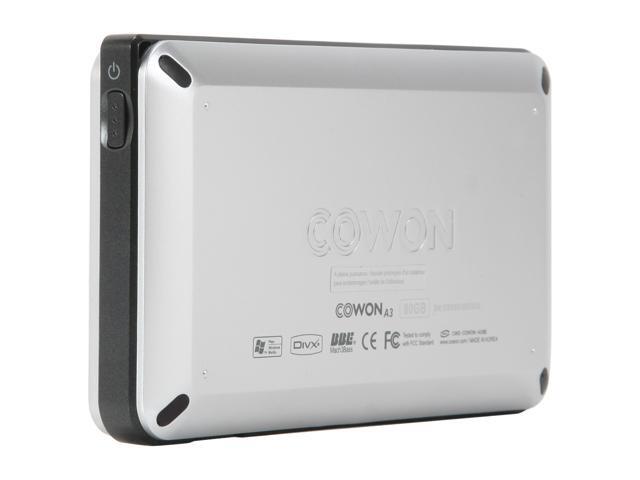 COWON A3 4" Silver 80GB MP3 / MP4 Player - Newegg.com