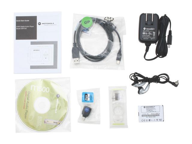 Motorola 2-Tone 5GB MP3 Player m500 - Newegg.com