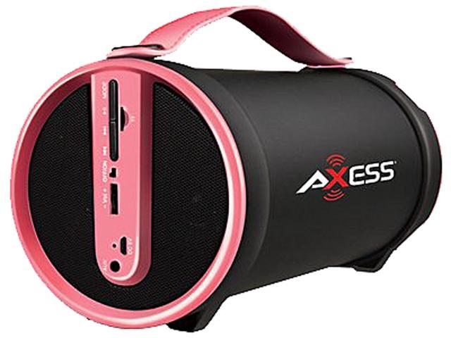 Axess SPBT1033-PK Bluetooth Media Speaker with USB, SD, FM Radio ...