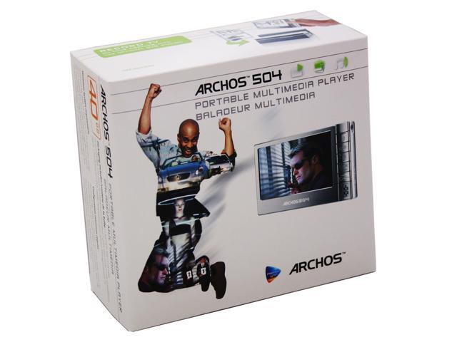 ARCHOS 4.3" 40GB MP3 / MP4 Player 504 - Newegg.com