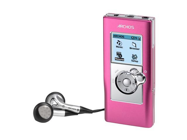 ARCHOS Funky Pink MP3 Player Gmini XS 100 - Newegg.com