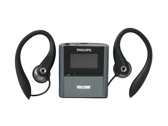 PHILIPS GoGear 1.0" Silver 4GB MP3 Player RaGa - Newegg.com
