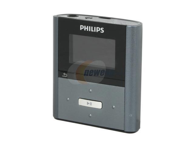 PHILIPS GoGear 1.0" Silver 4GB MP3 Player RaGa - Newegg.com