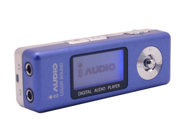 iAUDIO Blue 512MB MP3 Player U2-512BU - Newegg.com