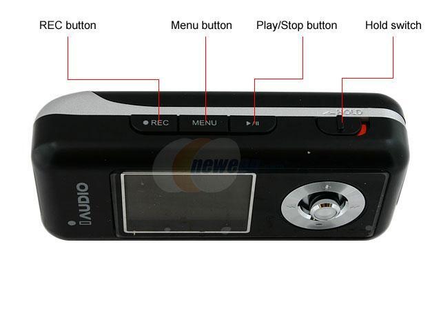 iAUDIO U3 Black 2GB MP3 Player U3-2048BL - Newegg.com
