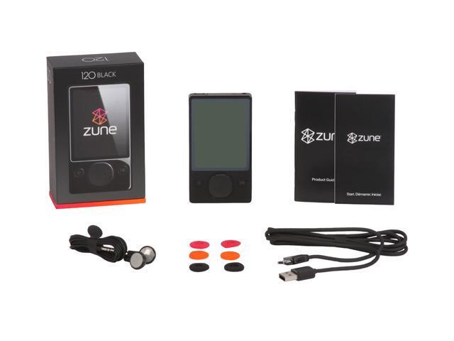 Microsoft Zune 3.2" Black 120GB MP3 / MP4 Player - Newegg.com