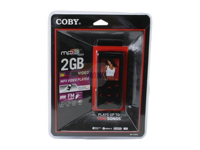 Coby 1.66" Black 2GB MP3 Player MP-C7095 - Newegg.com