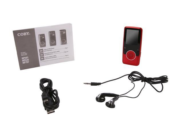 Coby 1.8" Red 8GB Video MP3 Player MP620-8GRED - Newegg.com