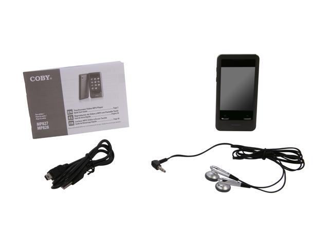 Coby 2.8" 8GB Touchscreen Video MP3 Player with Speaker MP827-8G ...